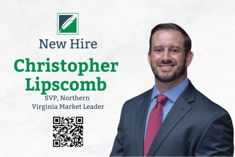 Chris Lipscomb Joins Founders Bank - Founders Bank